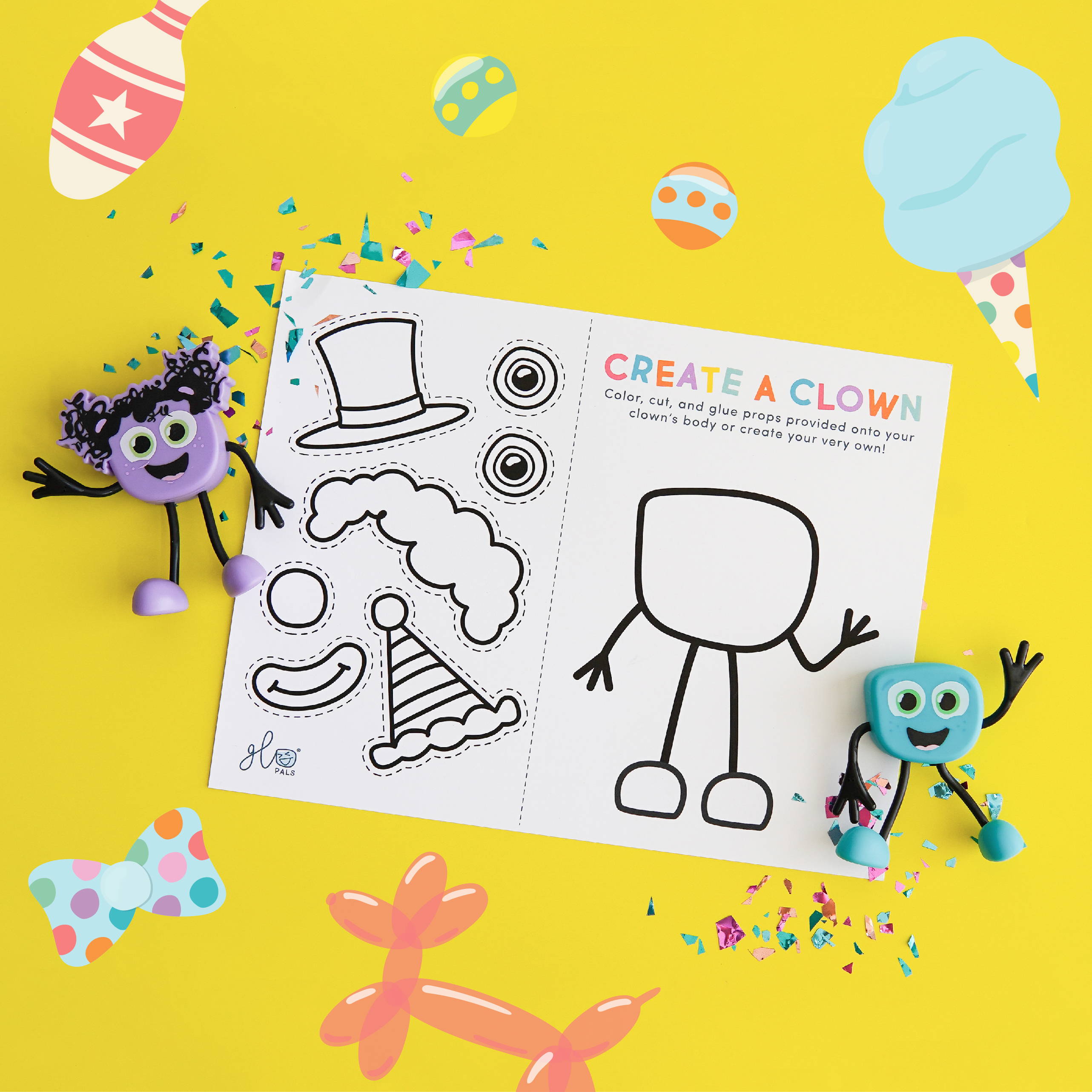 Crazy Circus Printables – Glo Pals