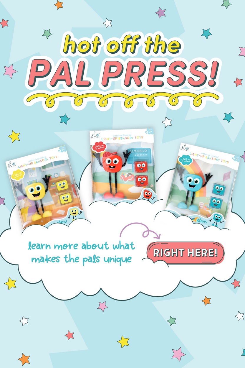 Glo Pals - Light Up Sensory Bath Toys and Cubes