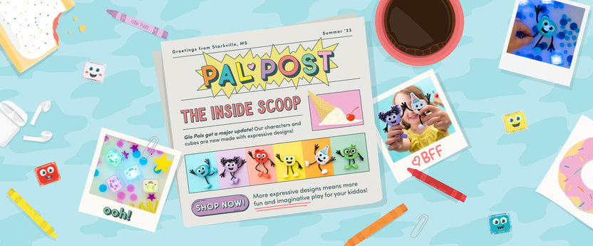 Glo Pals - Light Up Sensory Bath Toys and Cubes